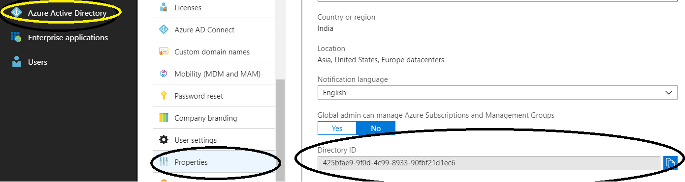 Office 365 – Getting Tenant Id from Azure Active Directory admin center ...